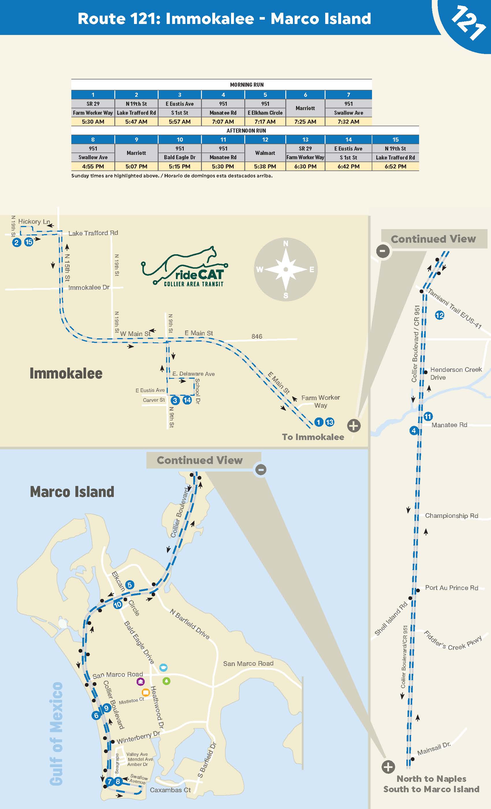 Naples Public Bus Schedules, Route Maps | Collier County Transit Service
