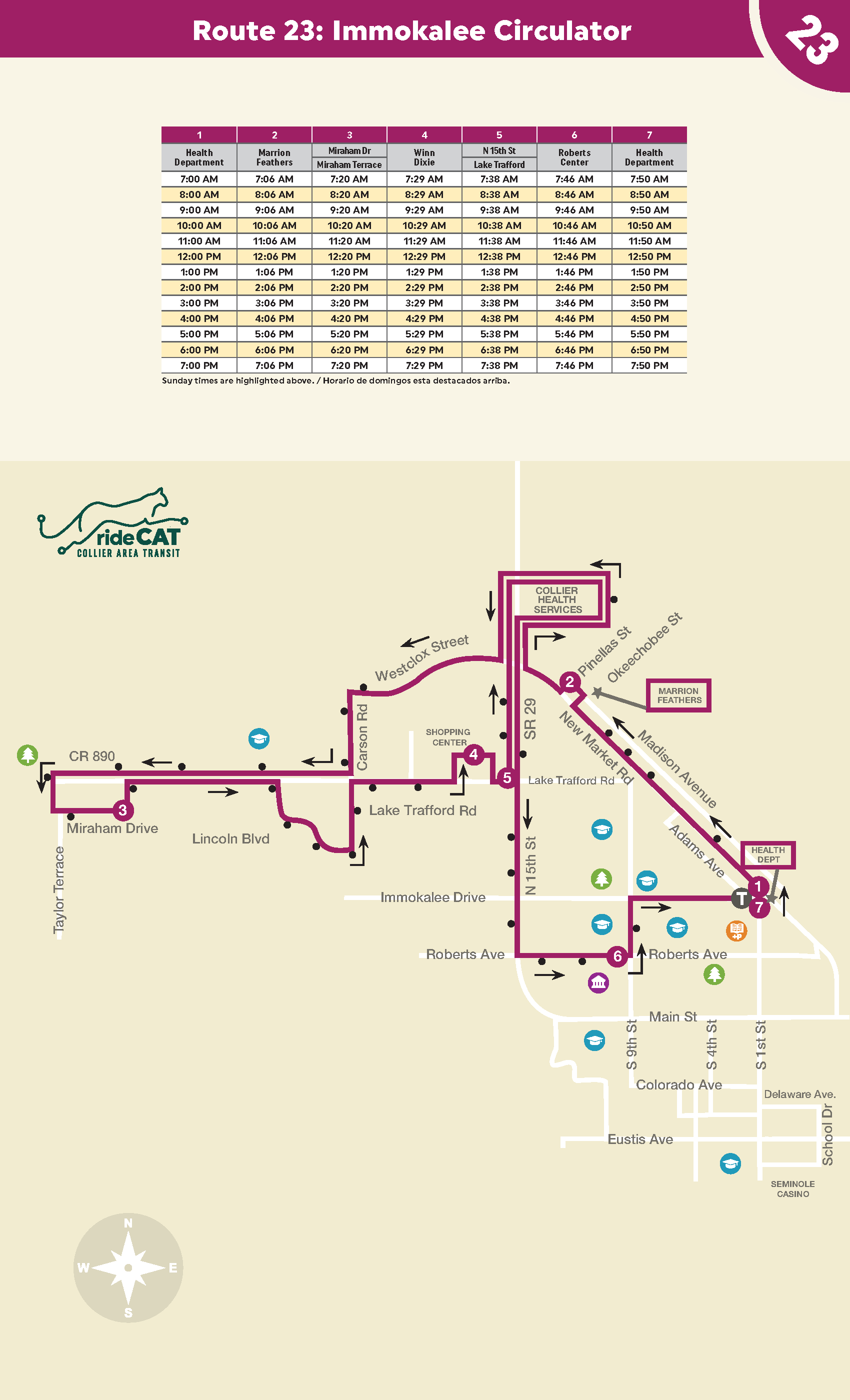 Naples Public Bus Schedules, Route Maps | Collier County Transit Service