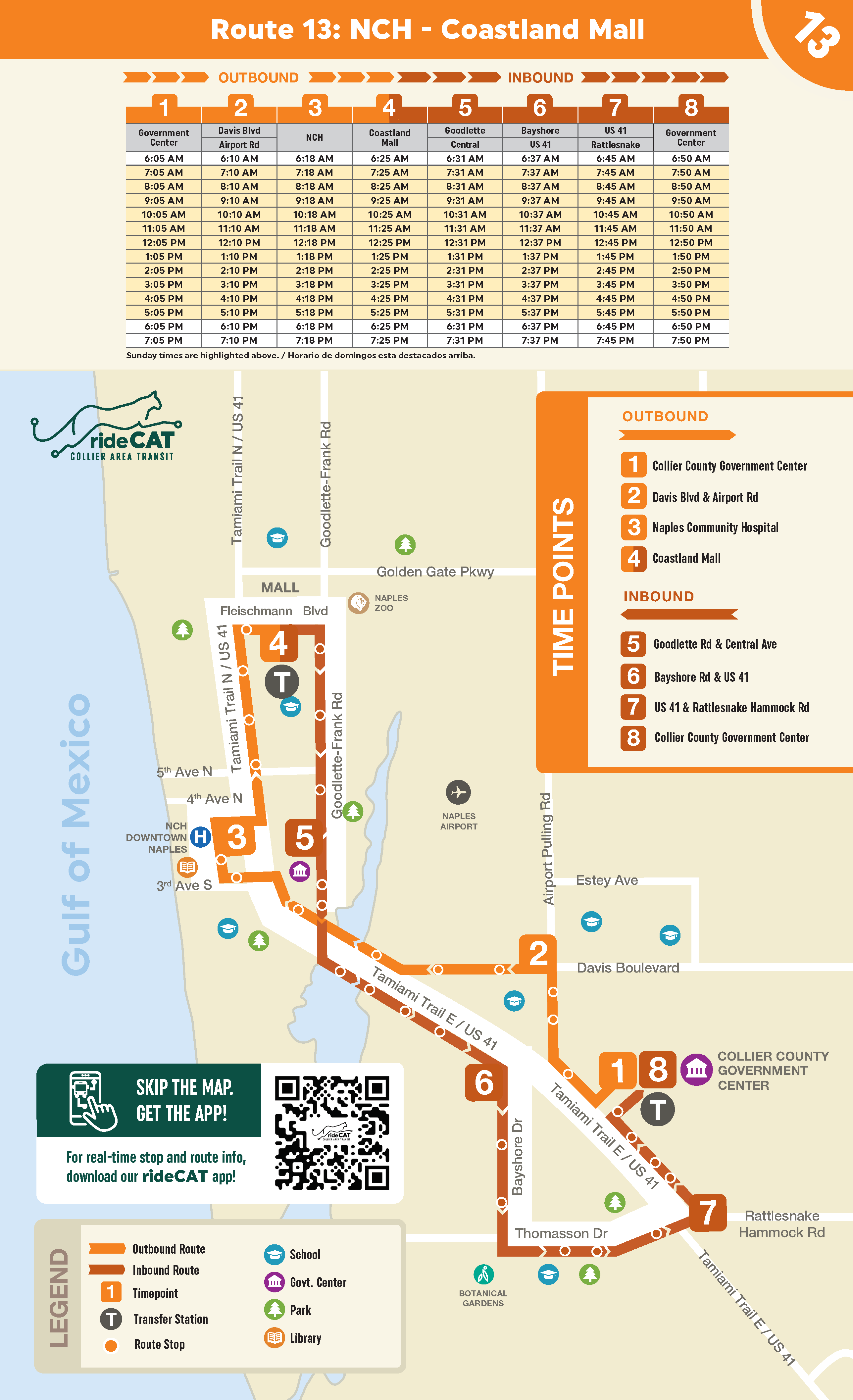 Naples Public Bus Schedules, Route Maps | Collier County Transit Service
