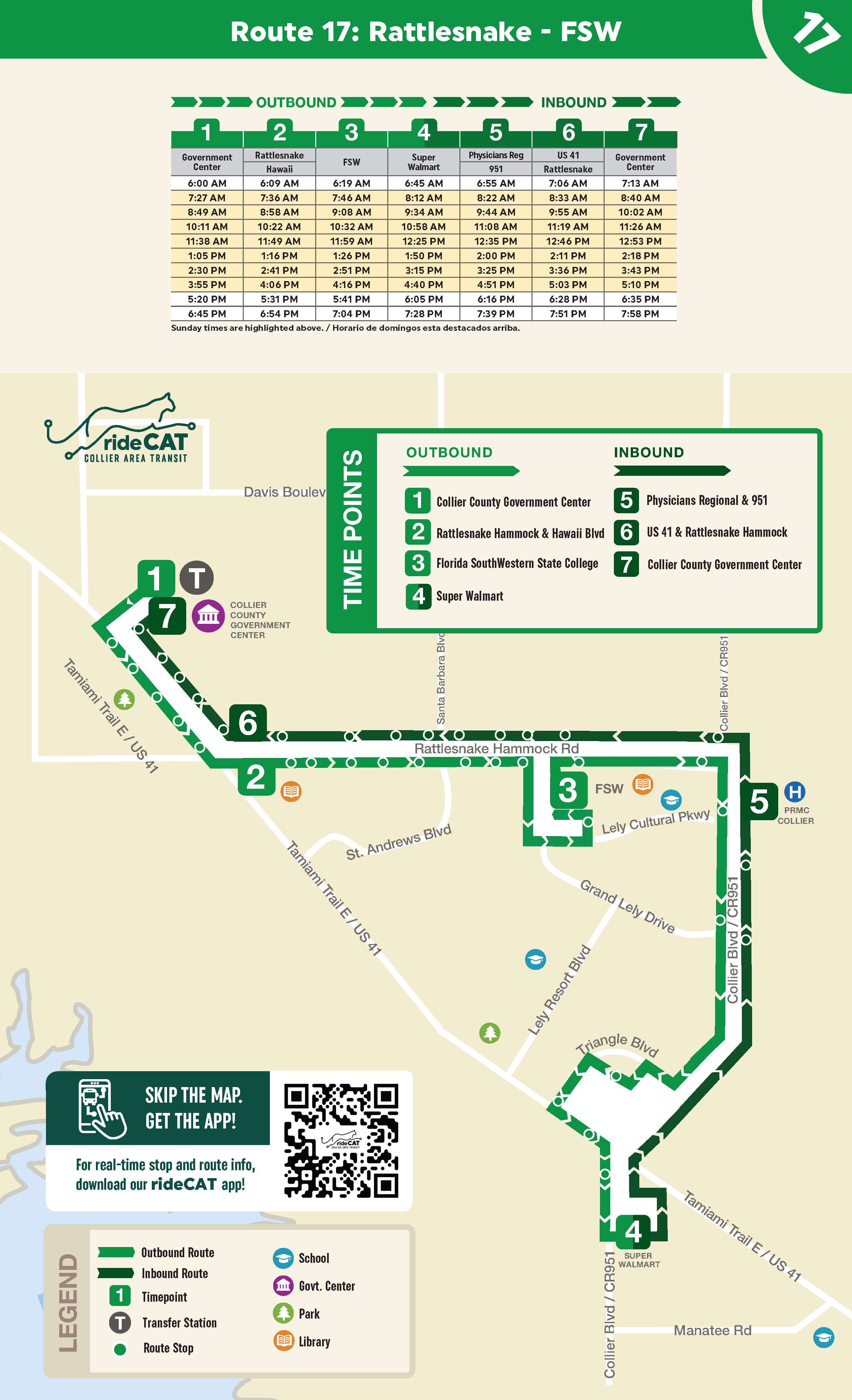 Naples Public Bus Schedules, Route Maps | Collier County Transit Service