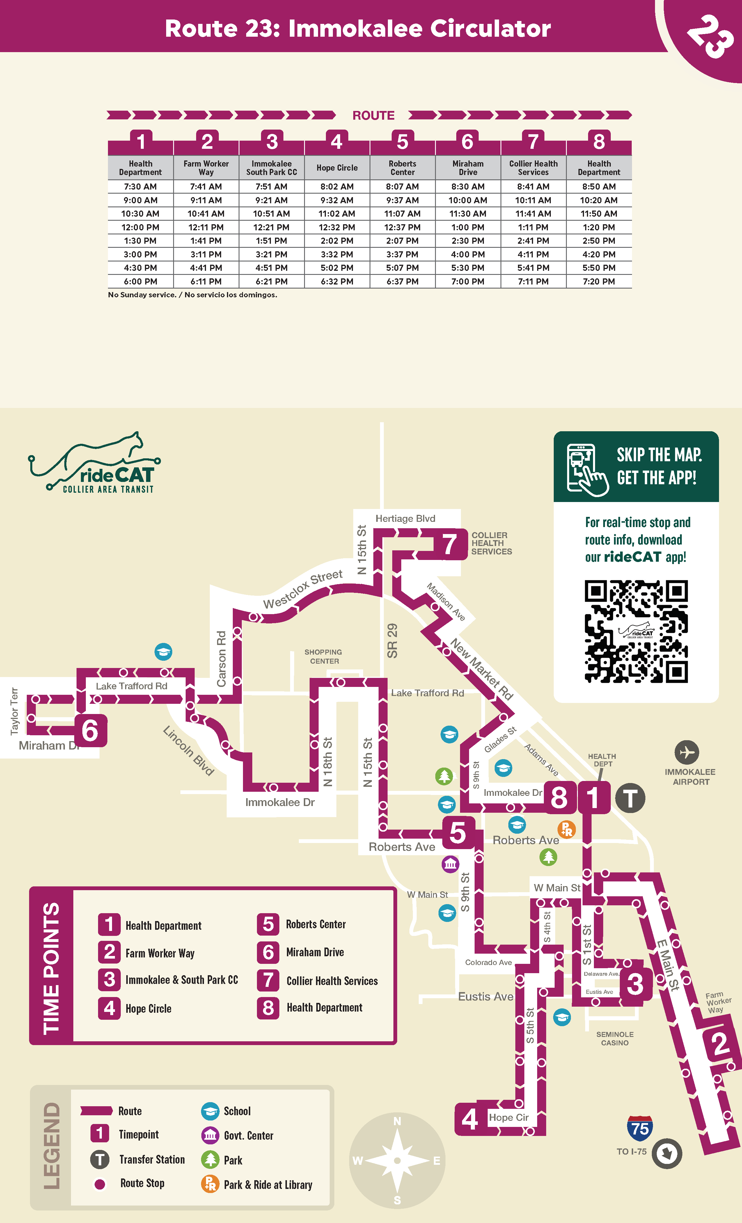 Naples Public Bus Schedules, Route Maps | Collier County Transit Service