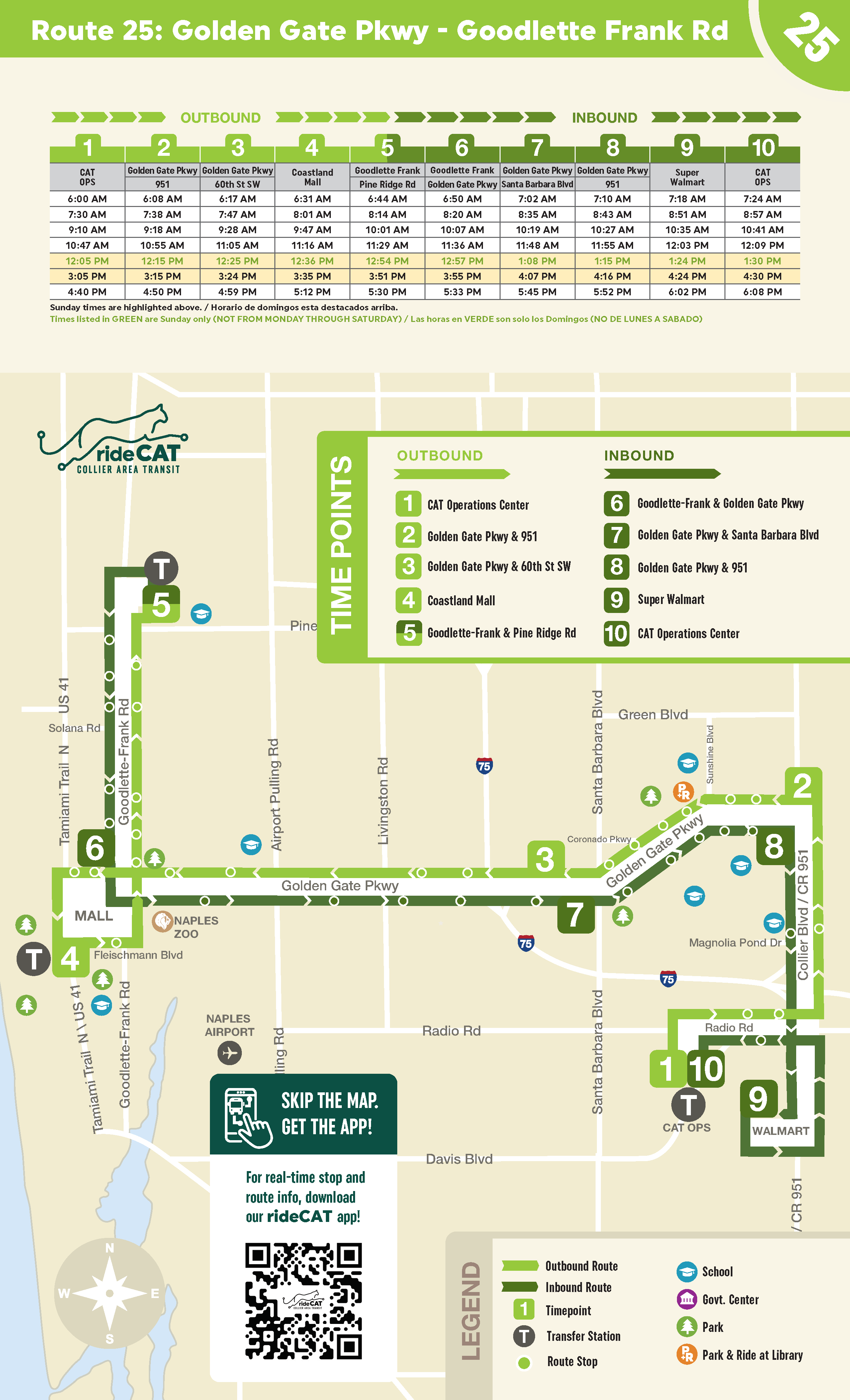 Naples Public Bus Schedules, Route Maps | Collier County Transit Service
