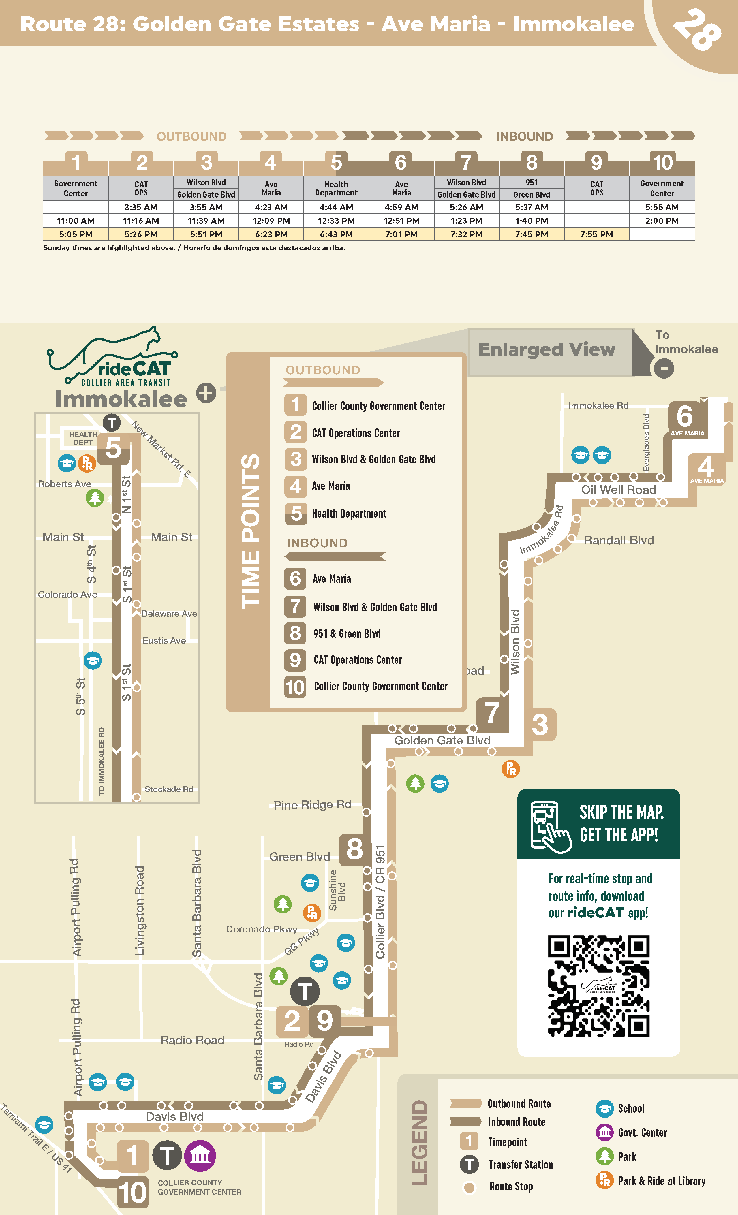 Naples Public Bus Schedules, Route Maps | Collier County Transit Service