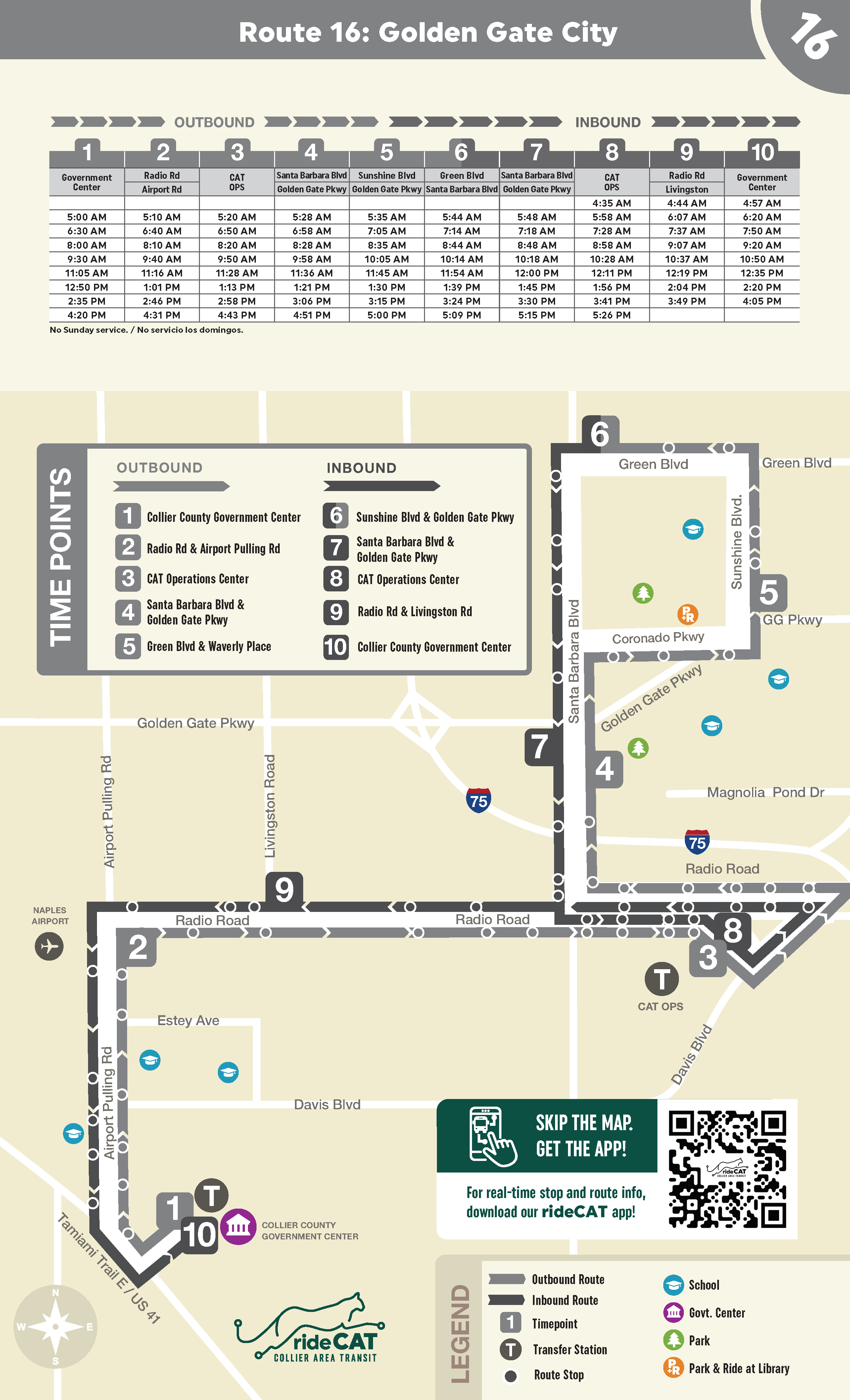 Naples Public Bus Schedules, Route Maps | Collier County Transit Service