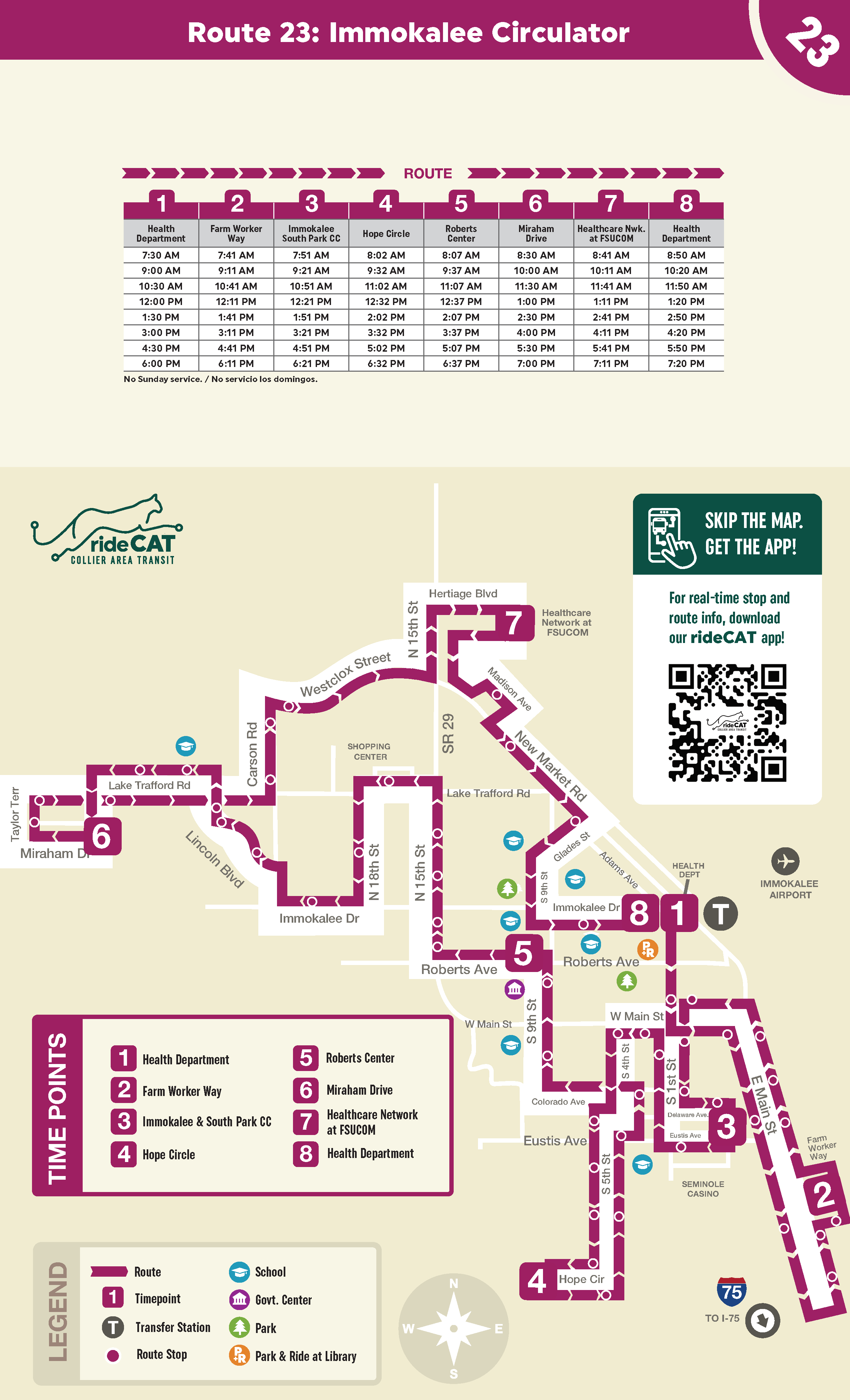 Naples Public Bus Schedules, Route Maps | Collier County Transit Service