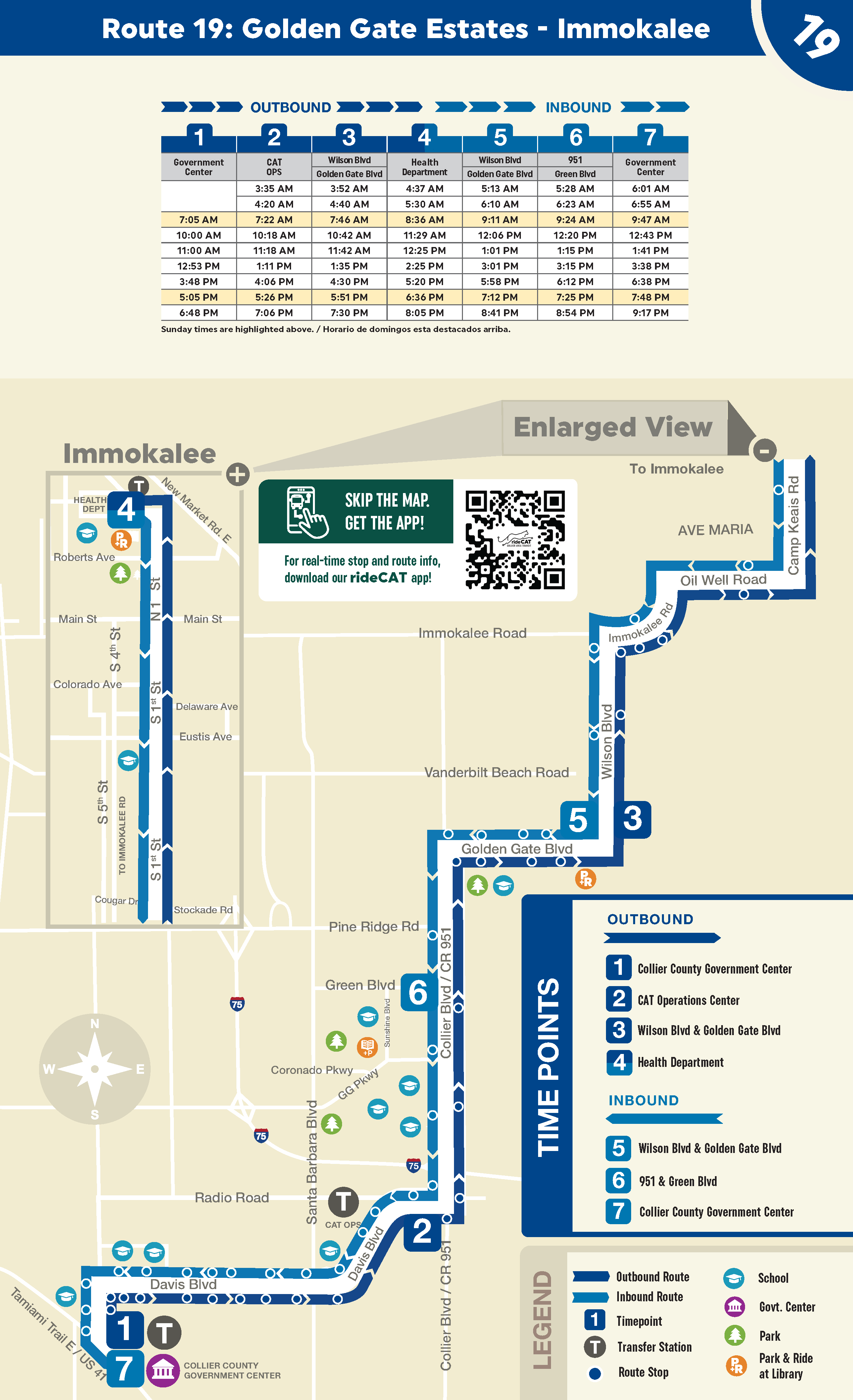 Naples Public Bus Schedules, Route Maps | Collier County Transit Service