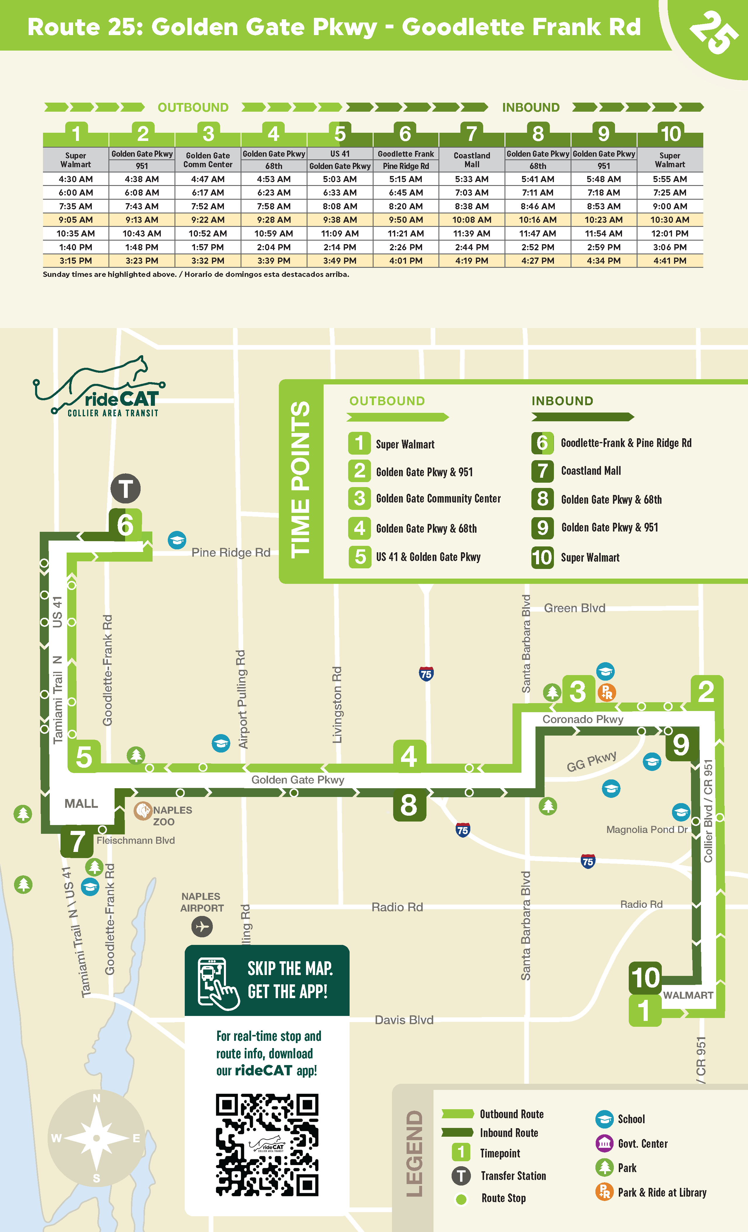 Naples Public Bus Schedules, Route Maps | Collier County Transit Service